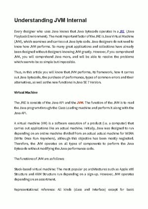 Understanding JVM Internal - FC2 Video